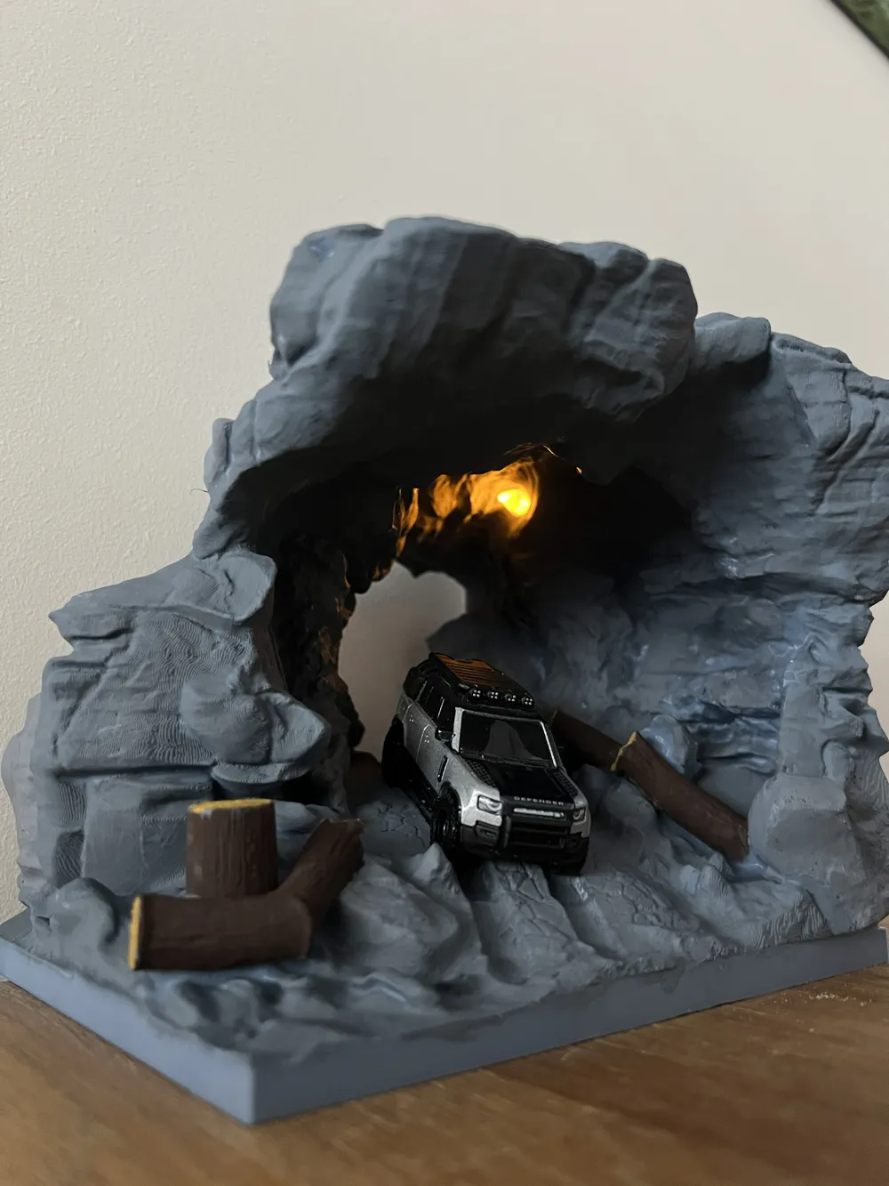 Stone cave diorama 1/64 Hotwheels matchbox siku - Free 3D Print Model ...