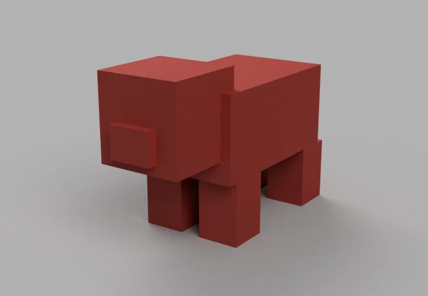 Minecraft Pig by EpicPl - MakerWorld