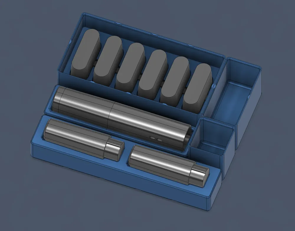 HOZO NeoBlade Set for Gridfinity Case - Free 3D Print Model - MakerWorld