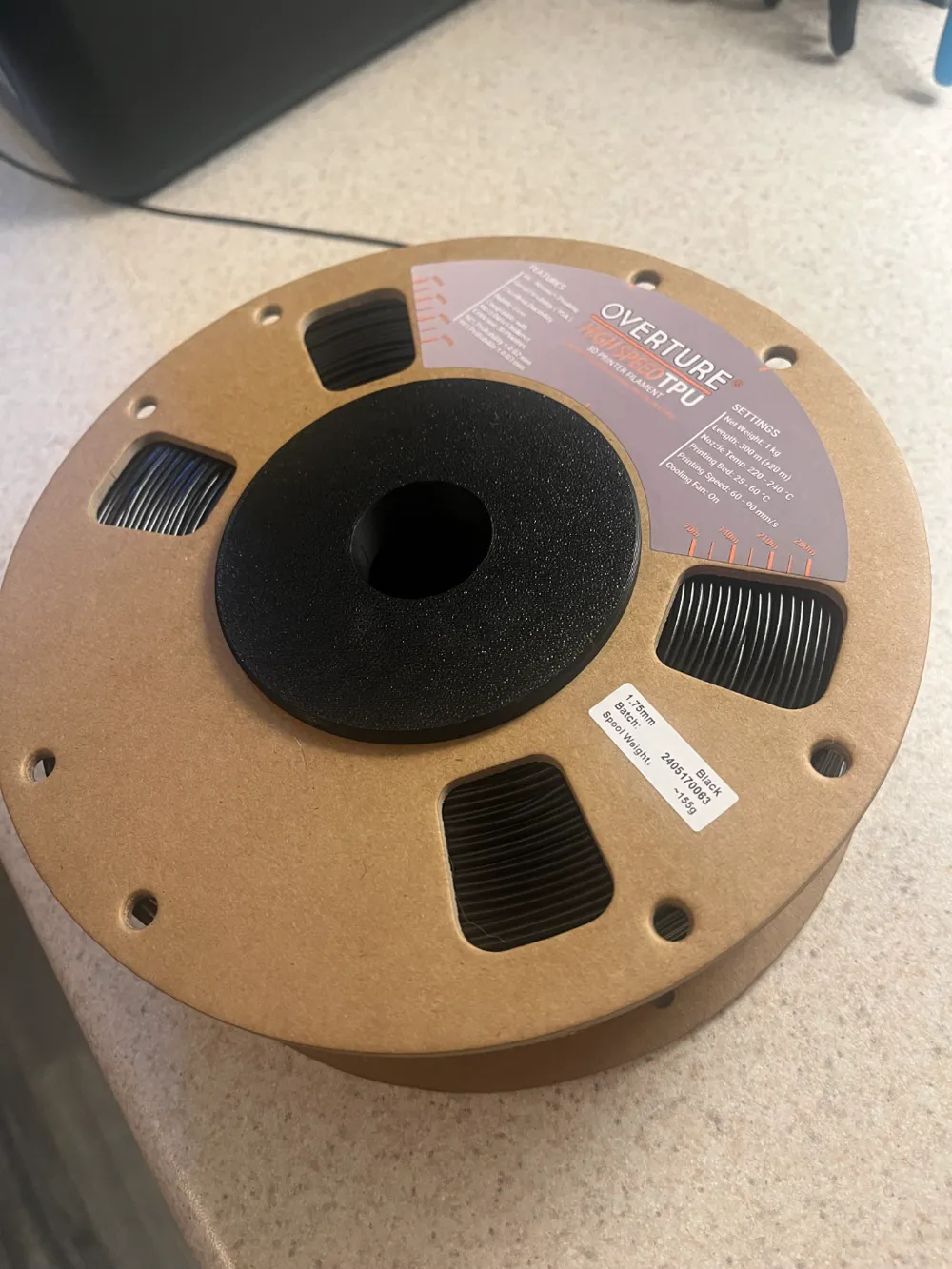 Overture spool adaptor for side spool mount by jbussa - MakerWorld