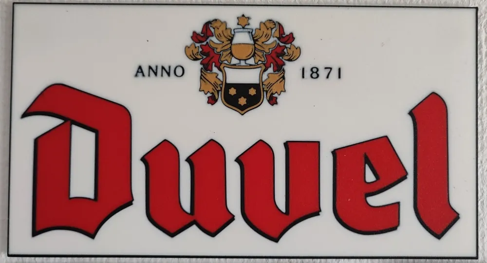 4-color Duvel Sign (non HueForge) by a.vdh_1983 - MakerWorld