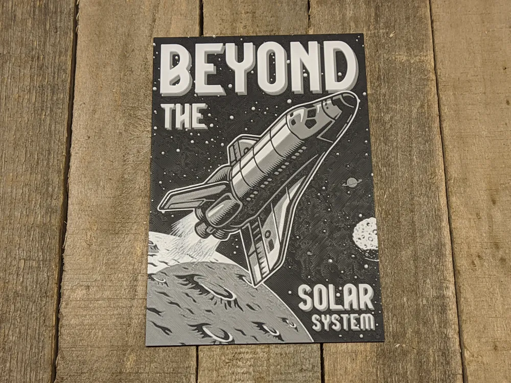 Space #4 - Beyond The Solar System HueForge by SimplePrint MakerWorld ...