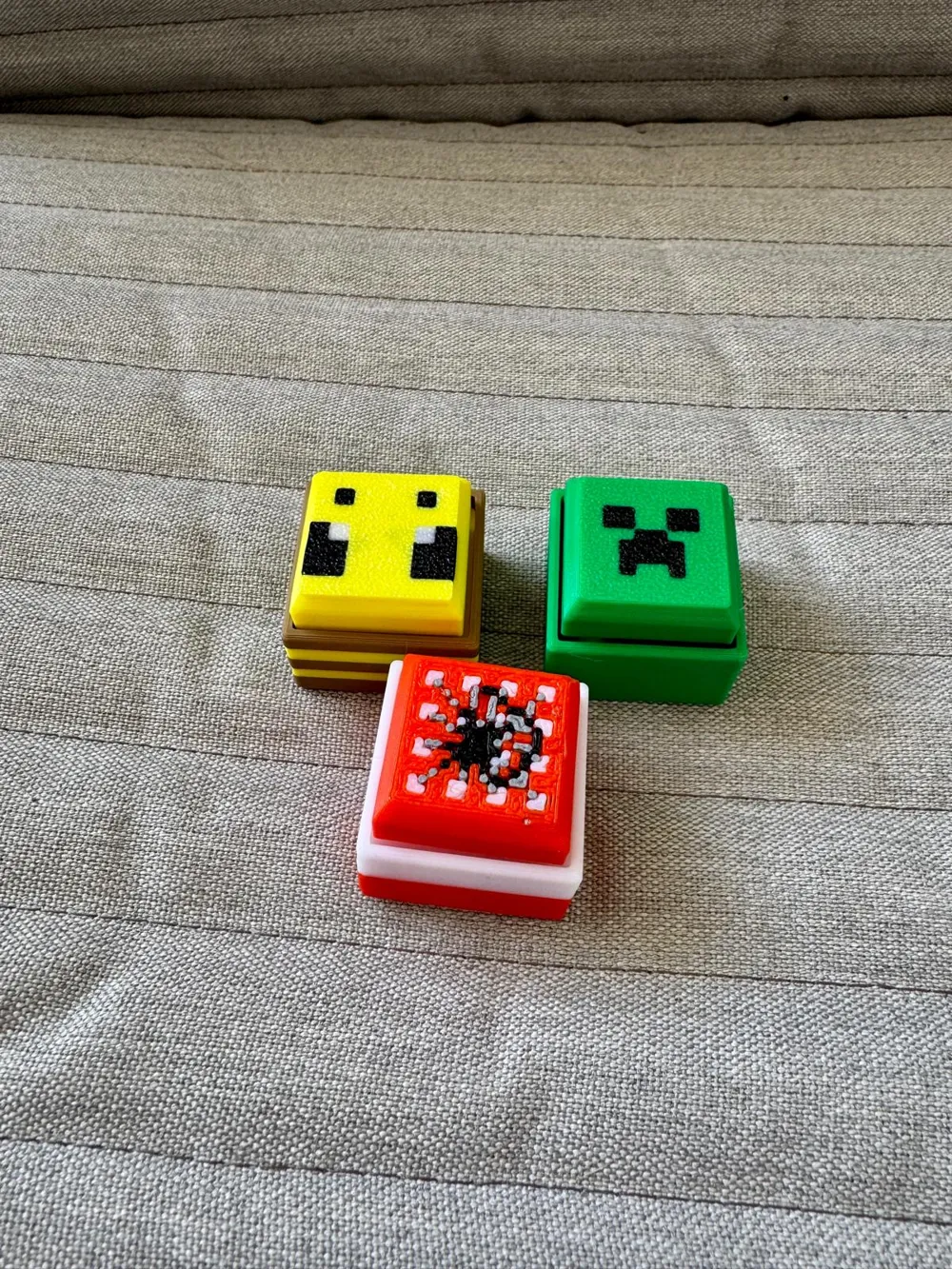 Minecraft Clickers by 3DPrintsMom MakerWorld: Download Free 3D Models