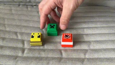 Minecraft Clickers by 3DPrintsMom MakerWorld: Download Free 3D Models