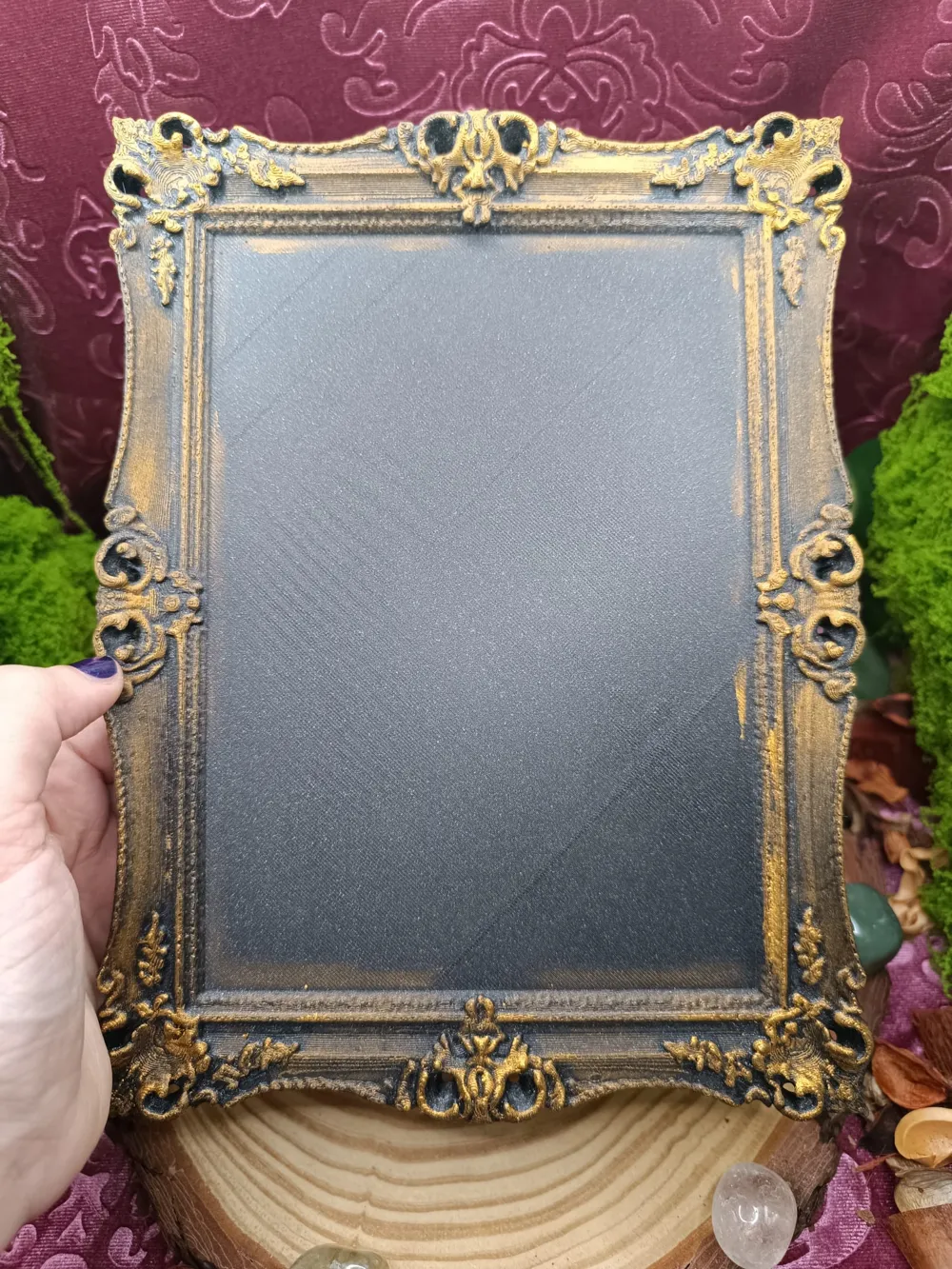 Ornate Display Frame For Fantays Plates Free 3d Print Model Makerworld
