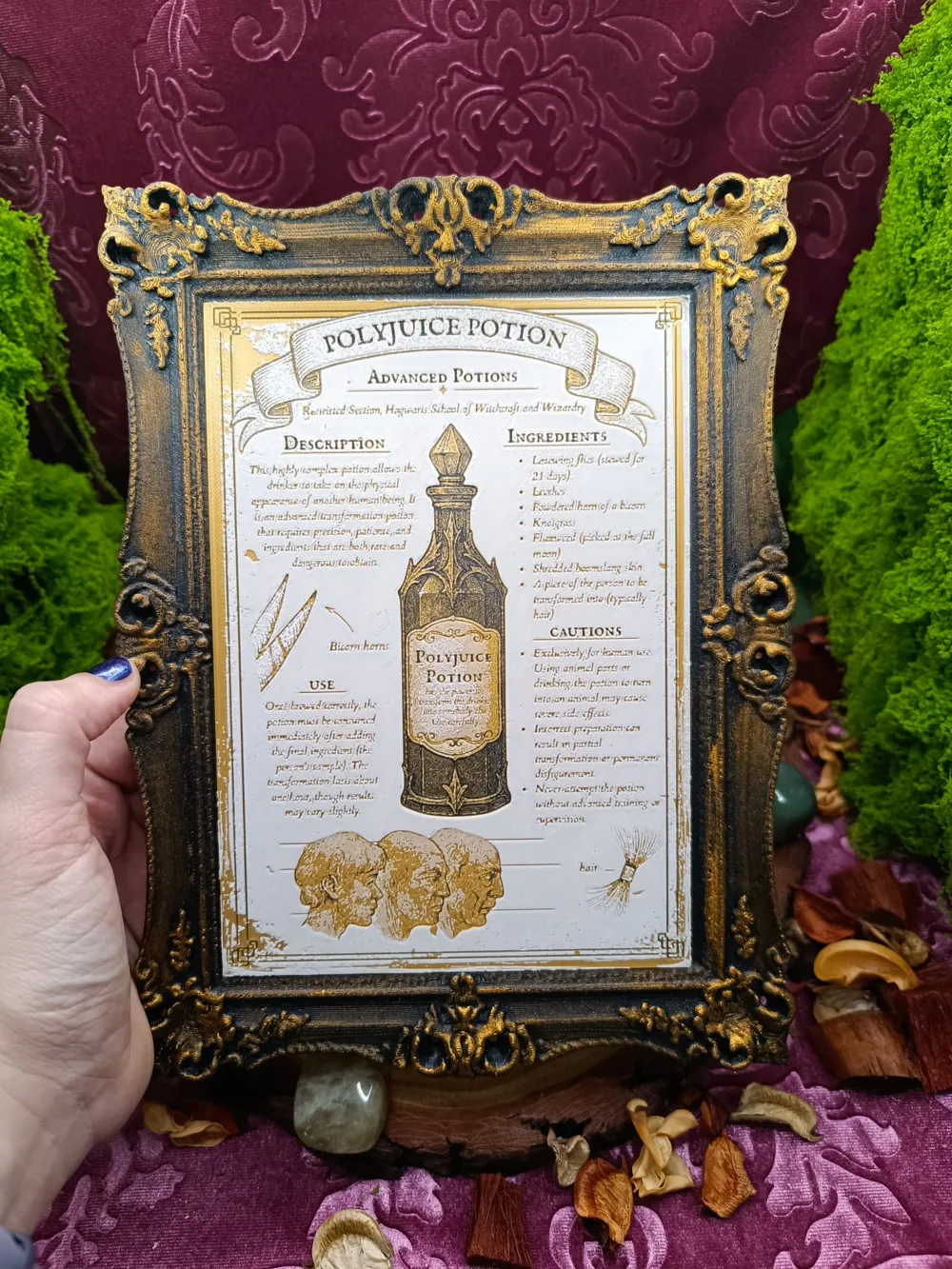Ornate Display Frame For Fantays Plates Free 3d Print Model Makerworld