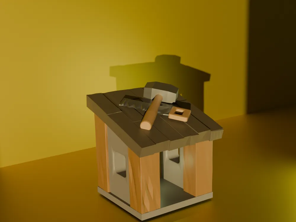Builder's Hut Level 1 3D model by CoC Maker MakerWorld: Download Free ...
