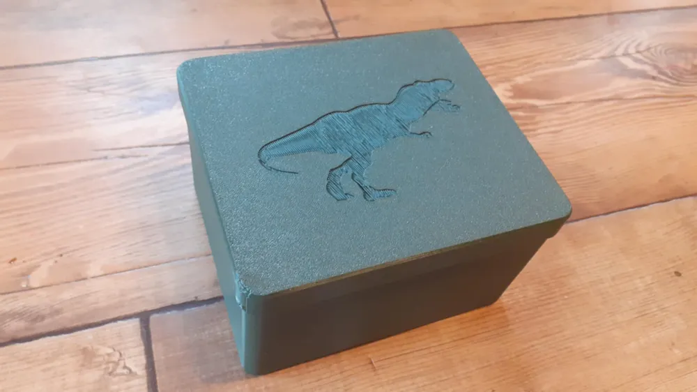 T-Rex 2D puzzle + box by Hutnik - MakerWorld
