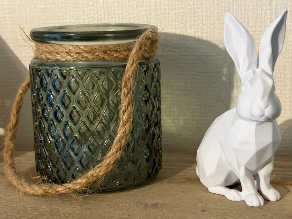 sitting rabbit (low poly - Free 3D Print Model - MakerWorld