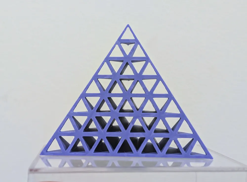 Triangle Mirage Pyramid – Optical Illusion Print by ...