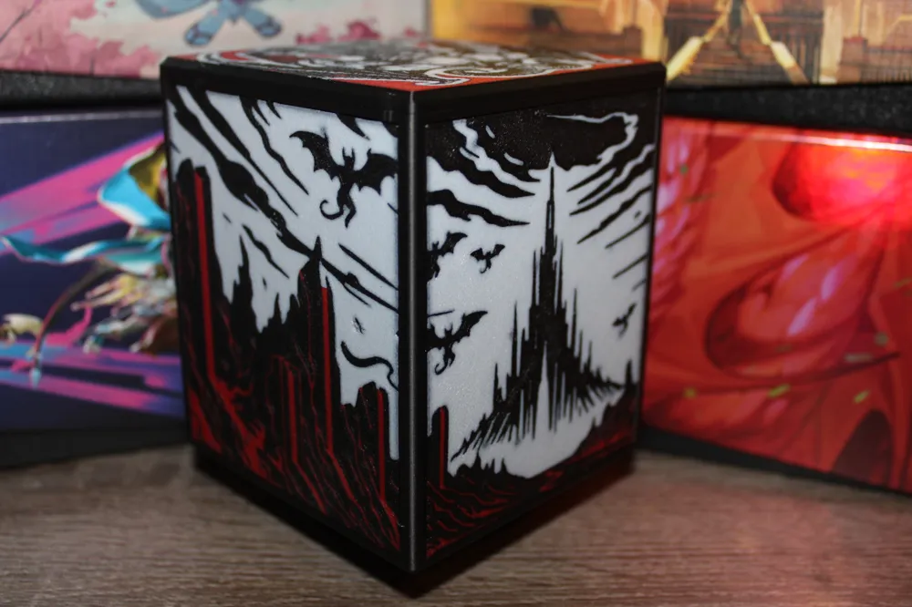MTG EDH Commander Showcase Art Deck Box - Demons by Westly MakerWorld ...