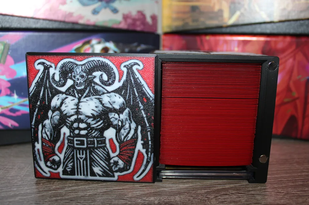 MTG EDH Commander Showcase Art Deck Box - Demons - Free 3D Print Model ...