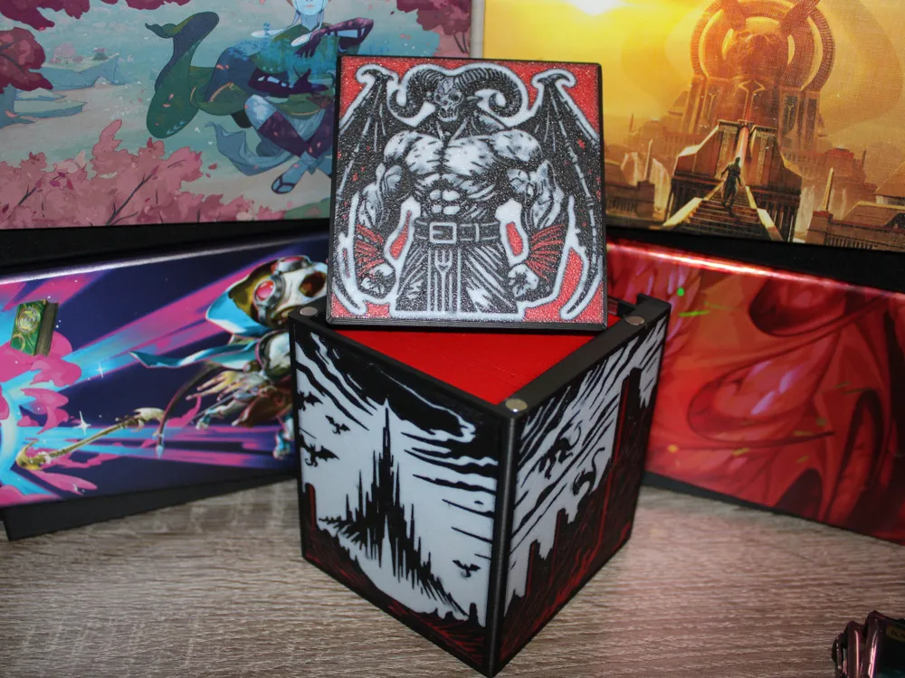MTG EDH Commander Showcase Art Deck Box - Demons - Free 3D Print Model ...