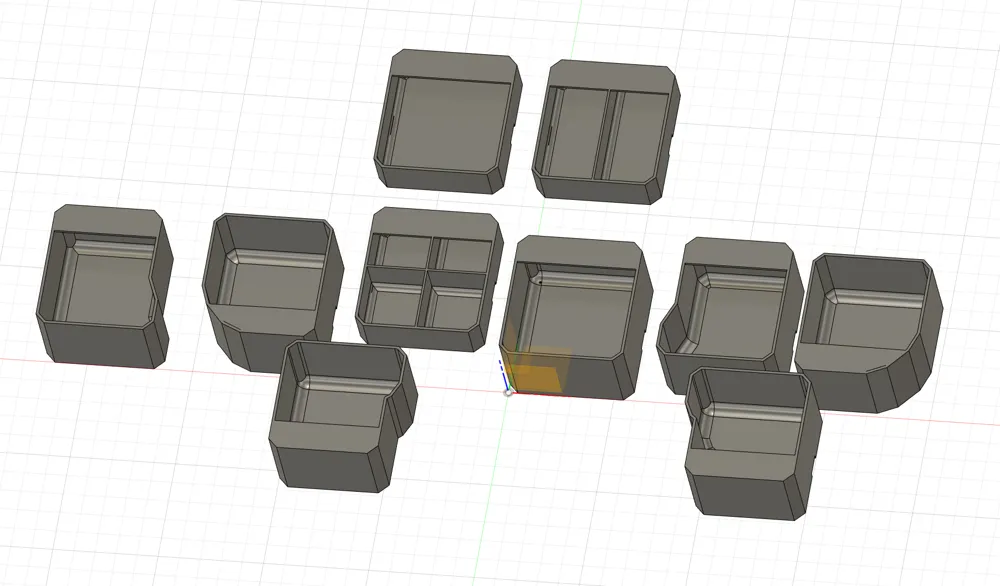 Husky Double Sided Storage Inserts by TheMidnightSmith - MakerWorld