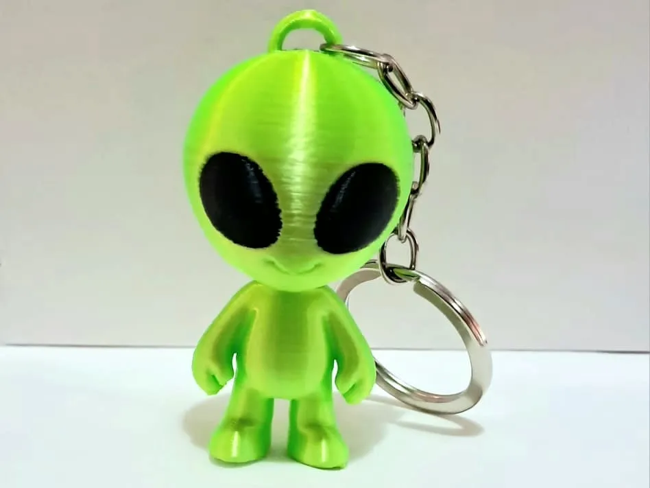 Alien Keychain by Seabra MakerWorld: Download Free 3D Models