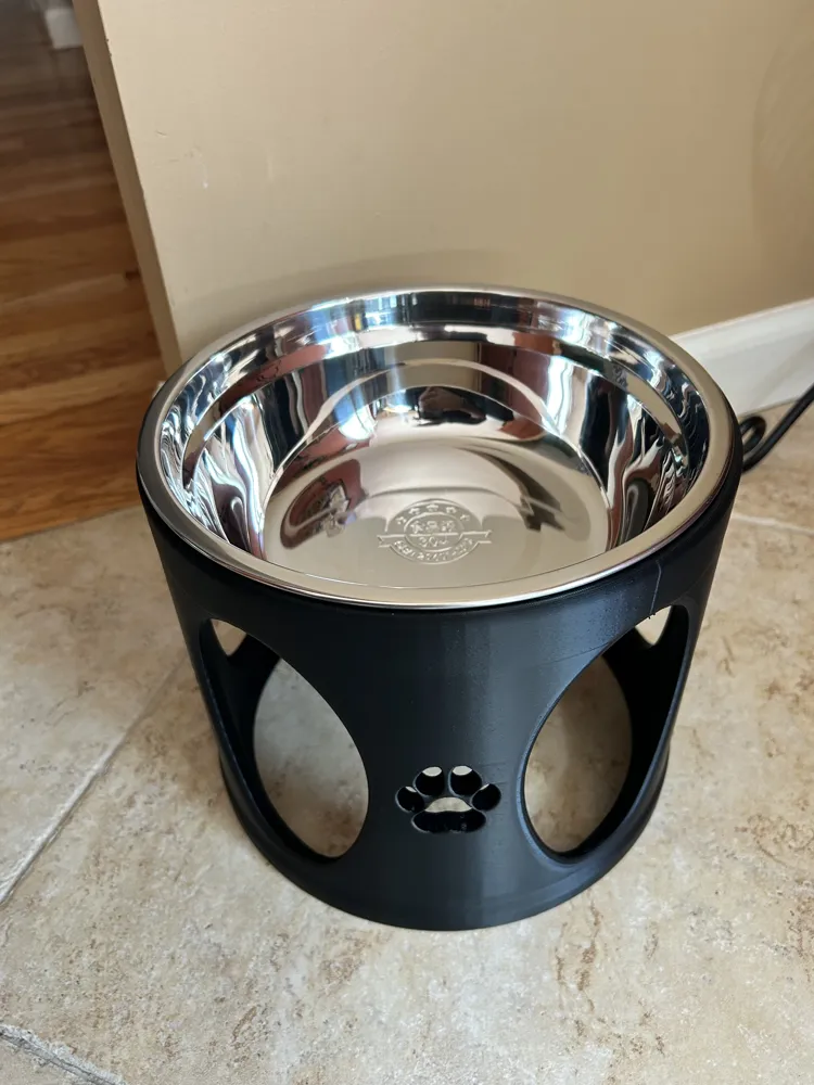 Dog Bowl Riser Stand by item4me MakerWorld: Download Free 3D Models