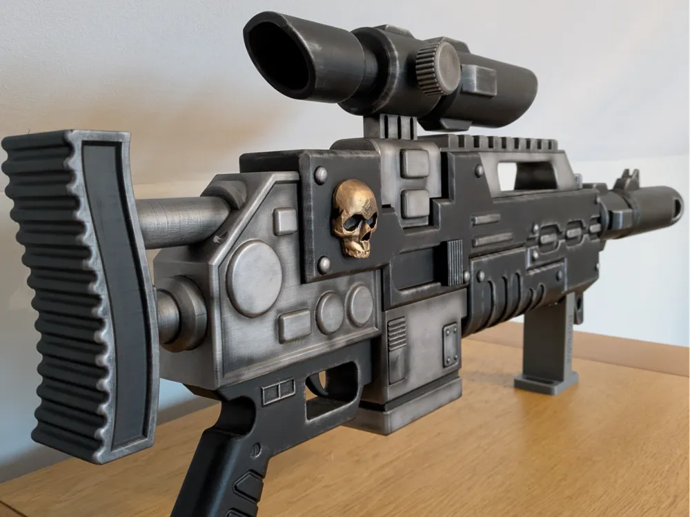 Eliminators Sniper Rifle 40k by Nzyme - MakerWorld