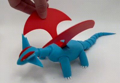 Articulating Salamence Pokemon #373 by SpaceMan_03 MakerWorld: Download ...