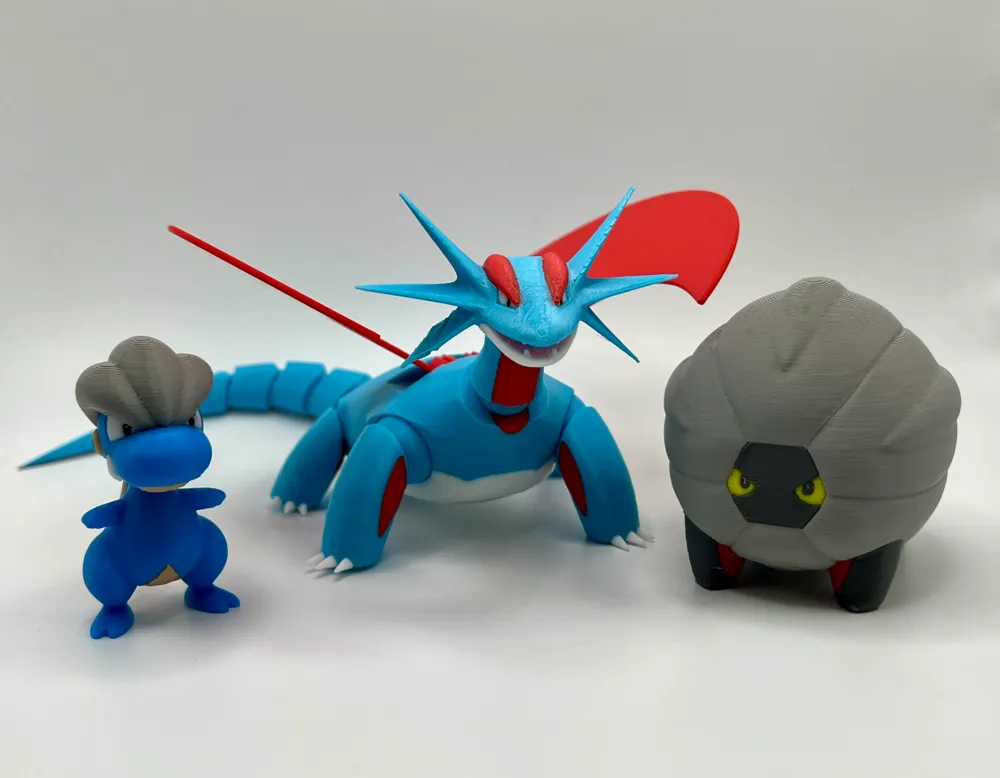 Articulating Salamence Pokemon #373 by SpaceMan_03 MakerWorld: Download ...