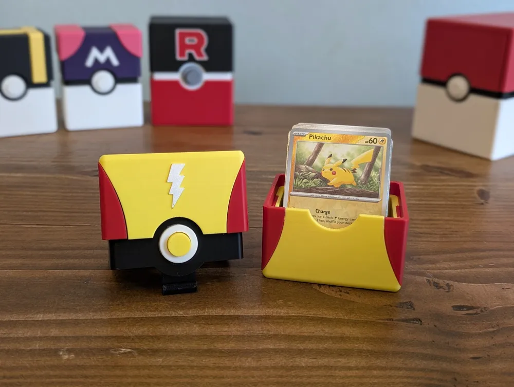 Pokémon Deck Box - #0025 Pikachu by designs.by.Marcum MakerWorld ...