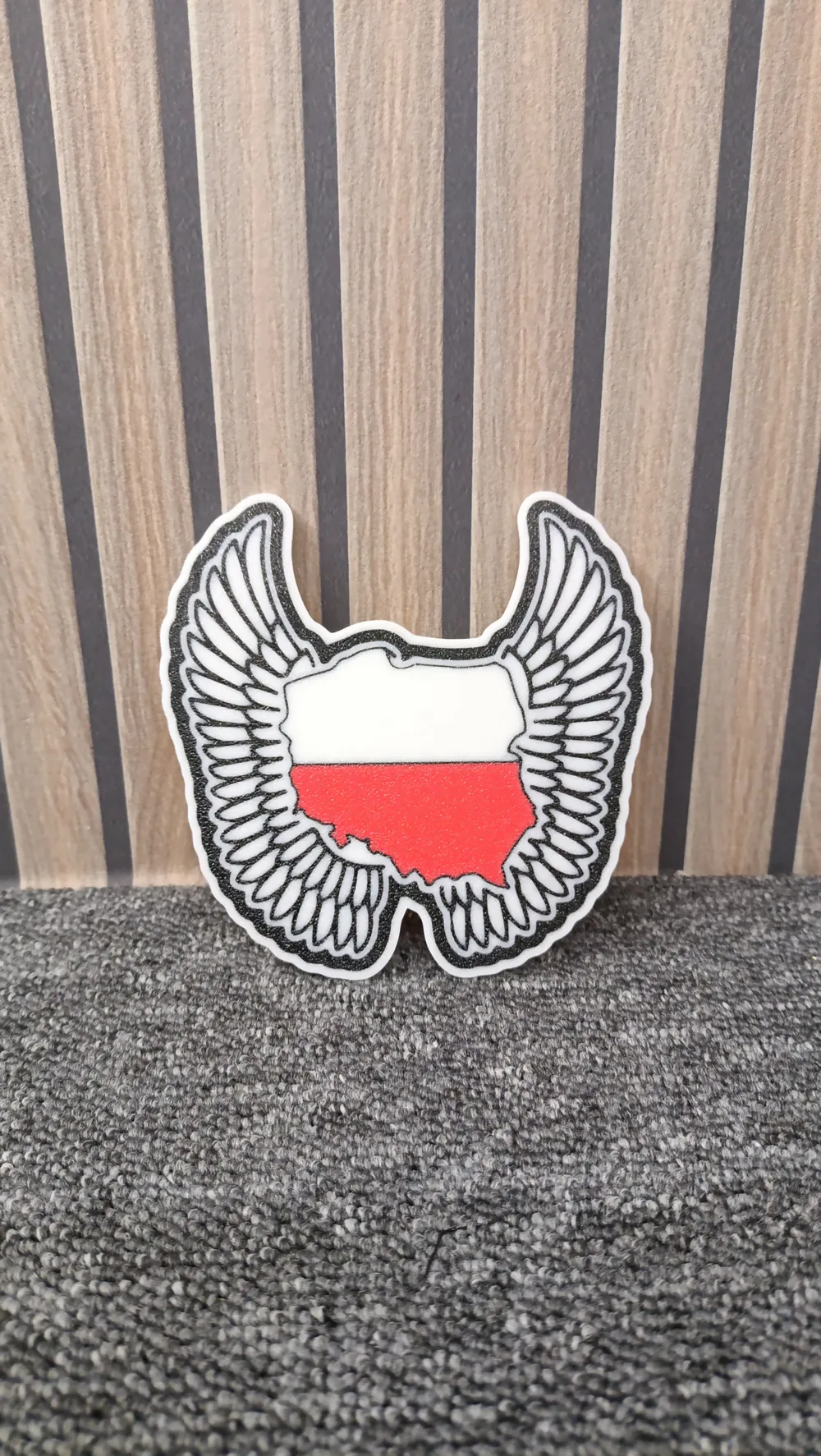 Poland Map with Hussar Wings – 3D Patriotic Symbol by SmartOak.pl ...