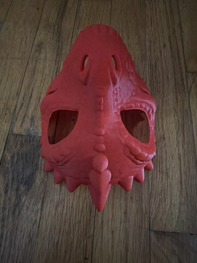 Kids Halloween Dinosaur mask by Bazzar Creationz MakerWorld: Download ...
