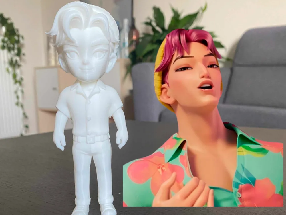 Kpop Chasseurs de Démons Abby style chibi par Realox89 MakerWorld ...