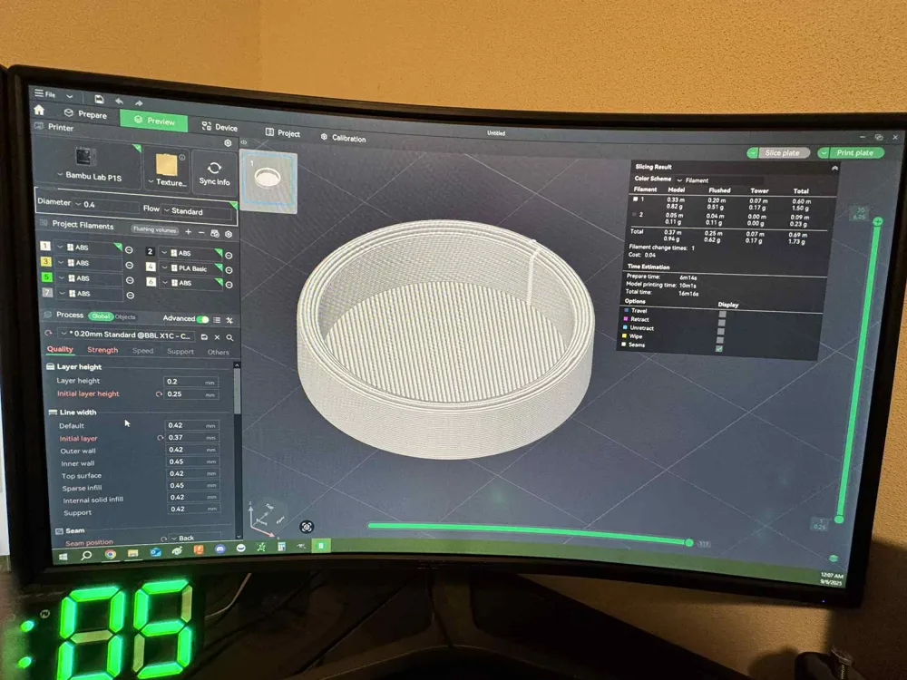 30ml Vial/Bac Water cap by CRowe MakerWorld: Download Free 3D Models