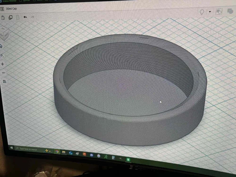 30ml Vial/Bac Water cap by CRowe MakerWorld: Download Free 3D Models