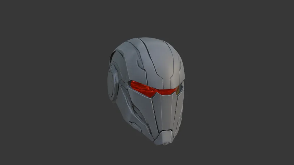 Wearable Obsidian Helmet - AI assisted Cosplay - Free 3D Print Model ...