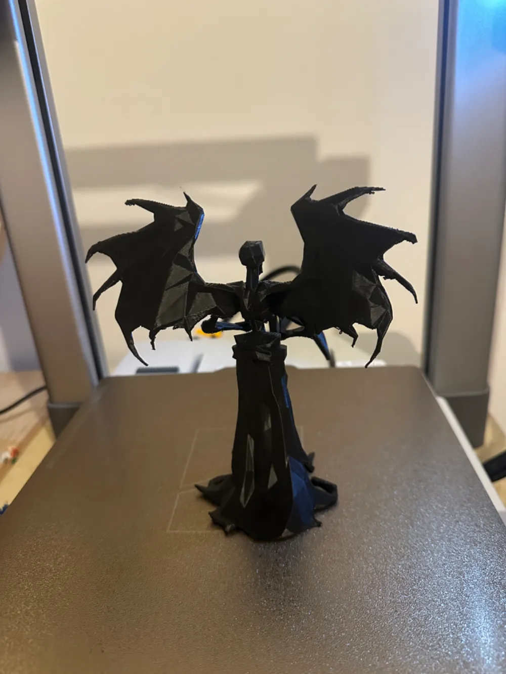 Low Poly Skeleton Grim reaper with wings by Blythey - MakerWorld