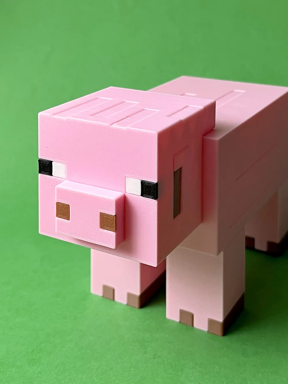 Minecraft Pig - NO AMS - v.1.1 Summer Hat Update by MAT_3D MakerWorld ...