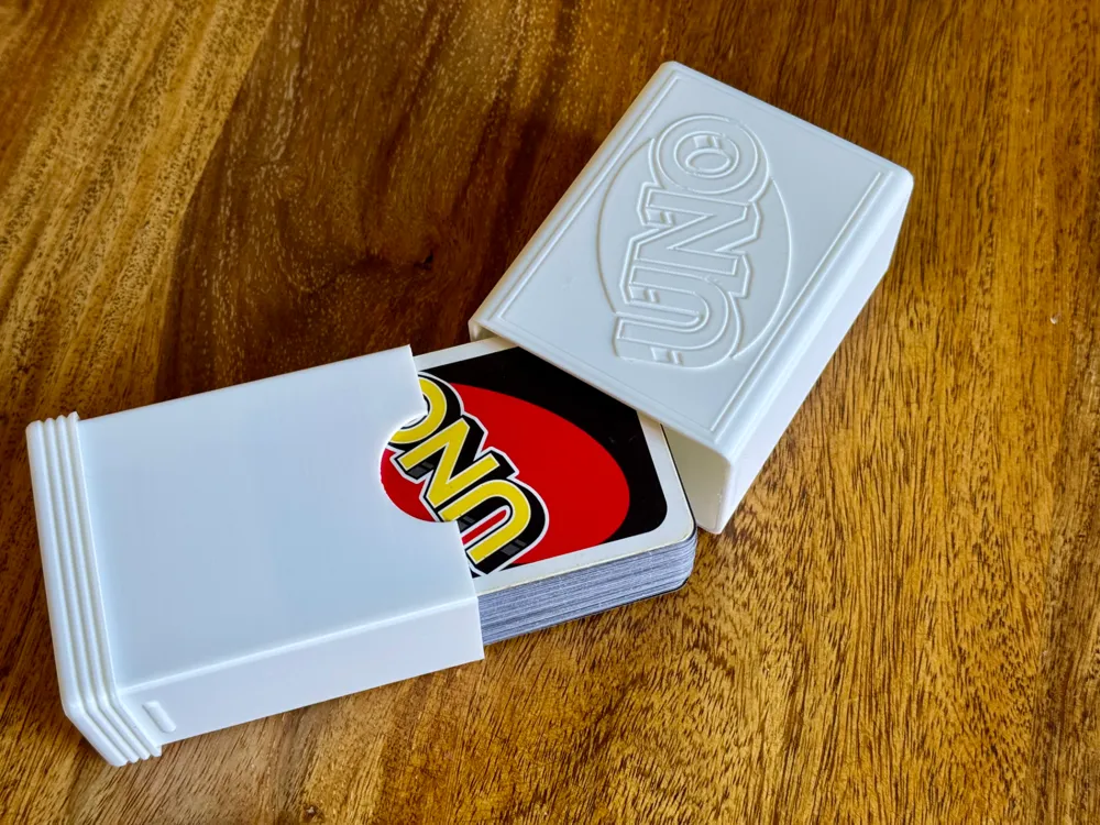 UNO Card Box - Monochrome and Color Design 来自 amzaldua MakerWorld：免费下载 ...