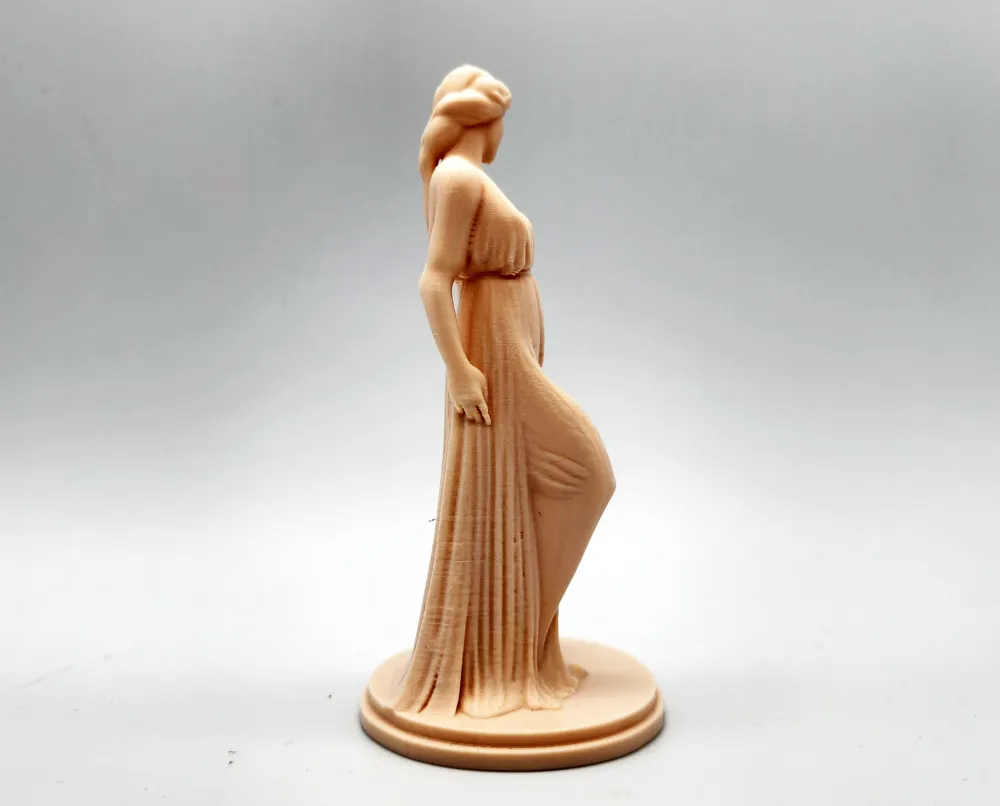 Goddess in Simple Gown Statue by Triple G WorkshopMakerWorld: Download Free 3D Models