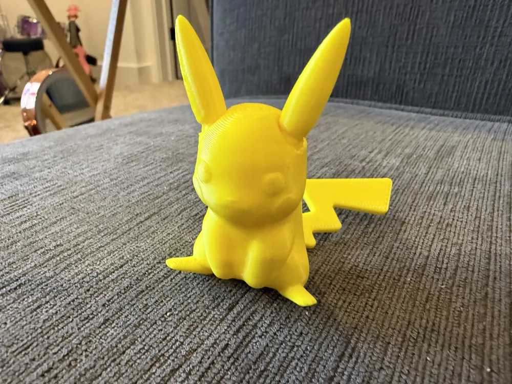 Pikachu com orelhas e cauda flexíveis | Impressão no lugar por ThreeLittleBirds 3DMakerWorld ...