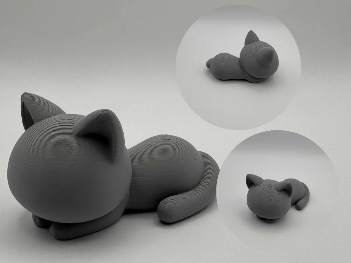 Simple Lying Cat – minimalist decor figure - Free 3D Print Model ...
