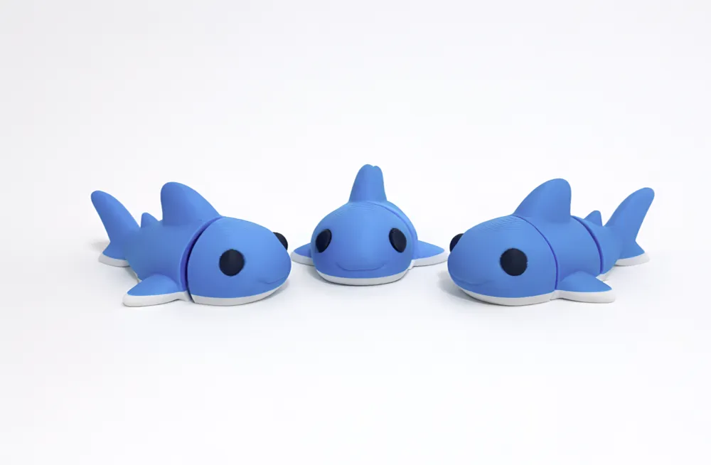 Niedlicher Baby Gelenkiger Hai Flexi – Kostenloses 3D-Druckmodell ...