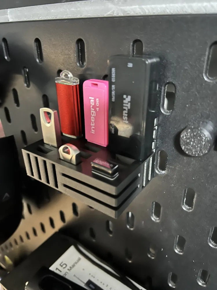 OBSIDIAN - SKADIS Pegboard Boxes and Holders - Free 3D Print Model ...