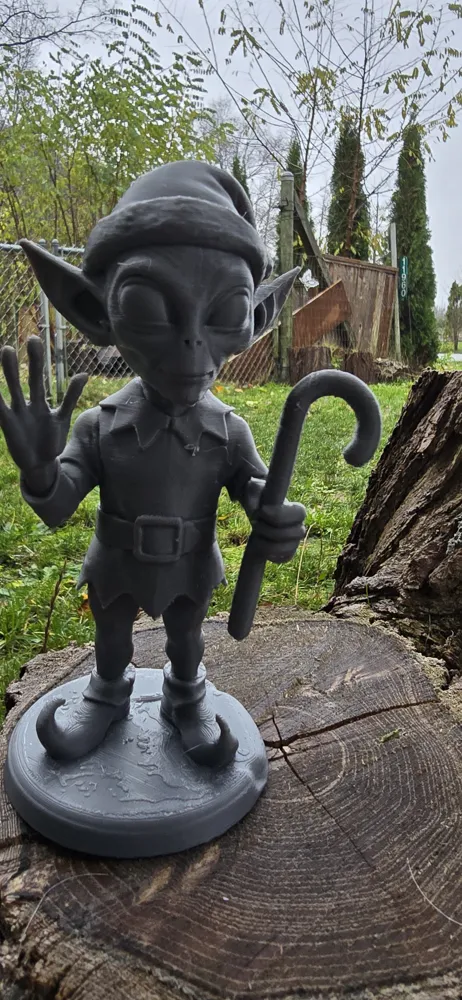 Alien Elf - Free 3D Print Model - MakerWorld