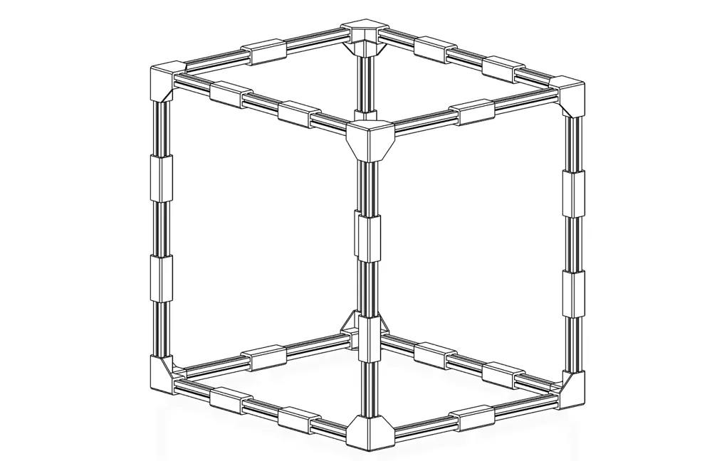 Ultimate (Ender 3 Size) Enclosure Frame - Free 3D Print Model - MakerWorld