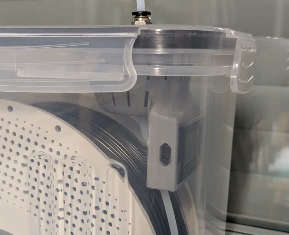 Dry box lid with silica gel compartment and accessories Remixed by ...
