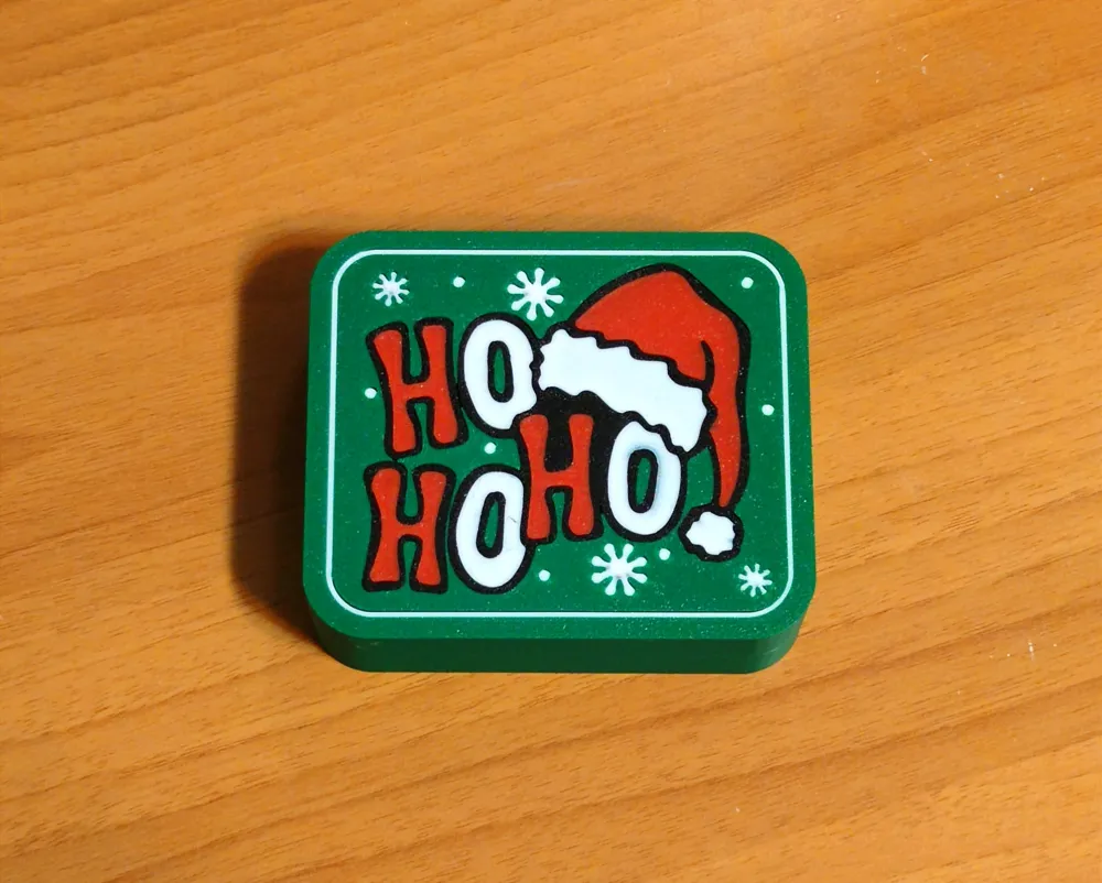 HO HO HO Christmas Gift Box by Archork - MakerWorld