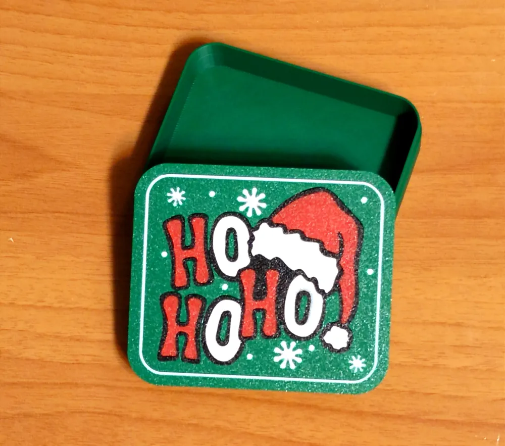 HO HO HO Christmas Gift Box by Archork - MakerWorld