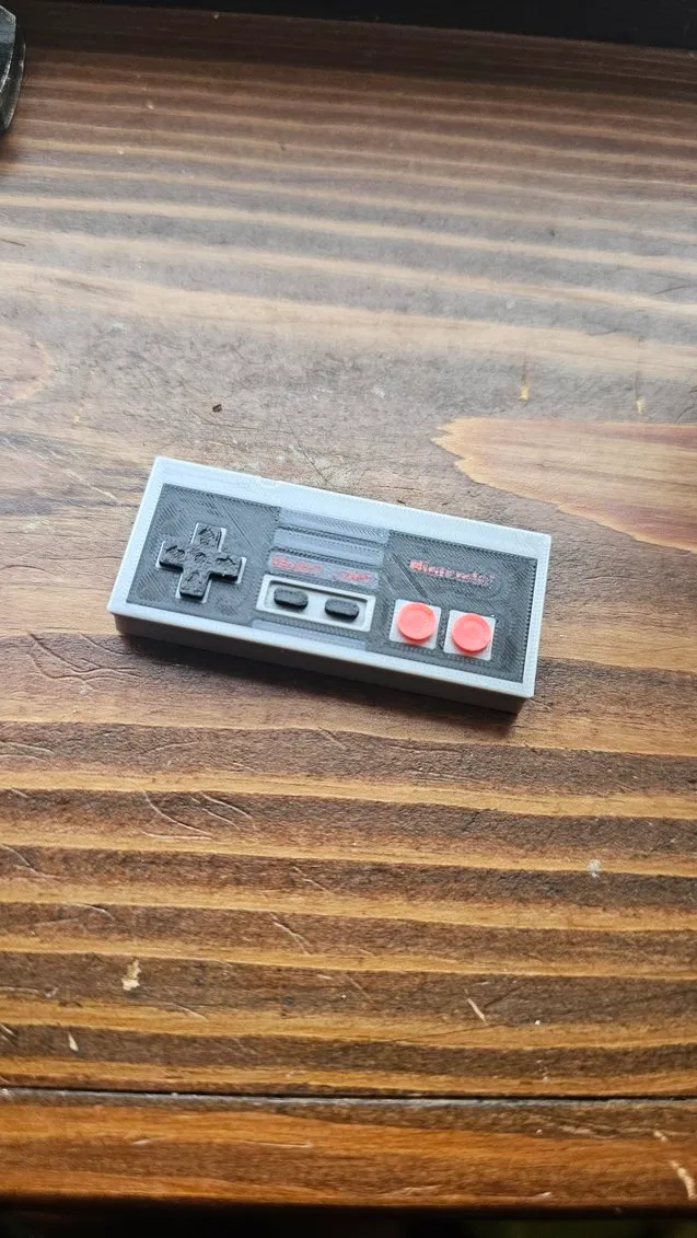 Miniature NES controller by NSprints MakerWorld: Download Free 3D Models
