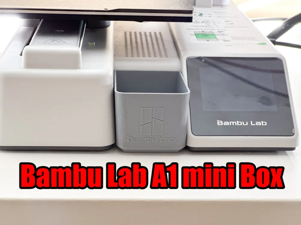 Bambu Lab A1 mini Box / Bambu Lab Logo Remixed by winni118100 - MakerWorld