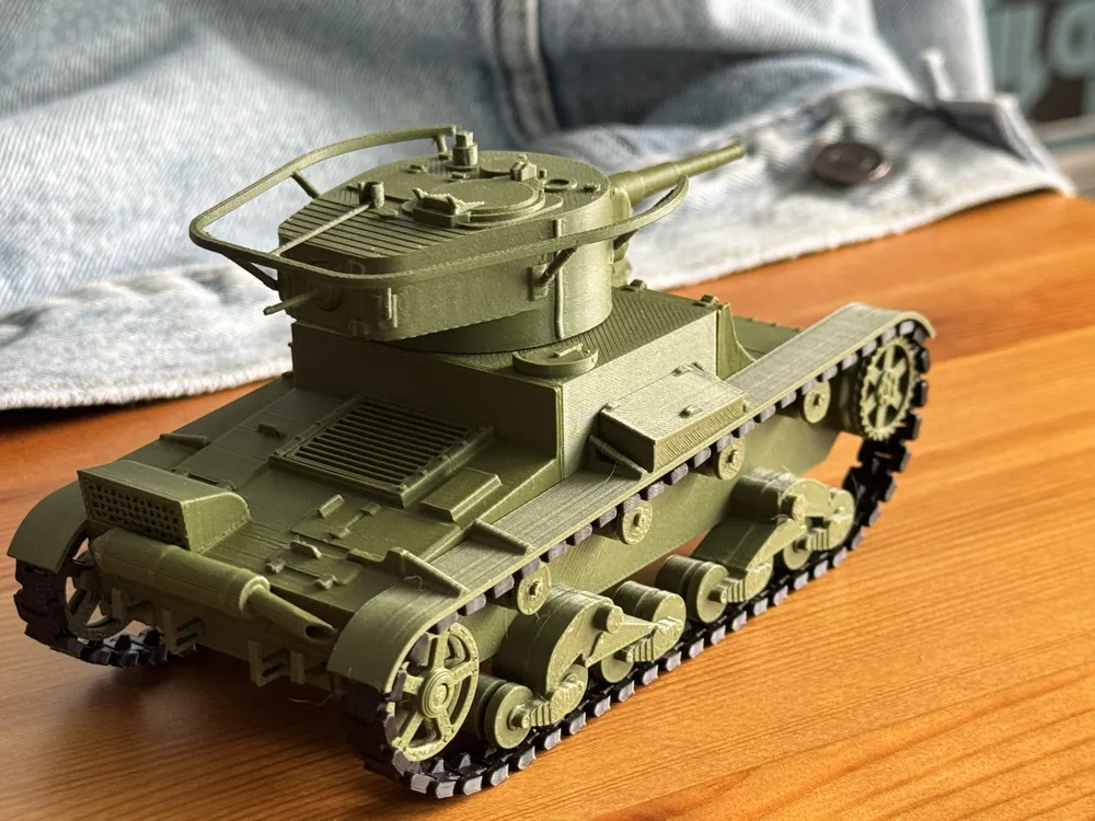 Compact Light Tank T26 1:35 scale - Free 3D Print Model - MakerWorld