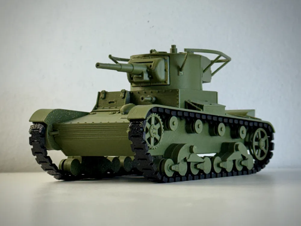 Tanque ligero compacto T26 escala 1:35 por Bavaria_3D Tanks MakerWorld: Descarga Modelos 3D ...