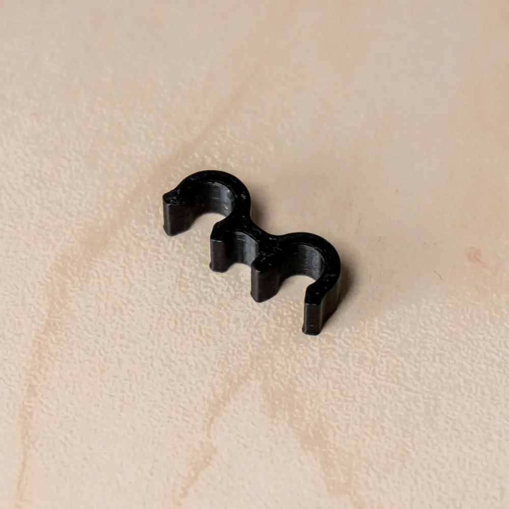 PTFE Tube Clip – Dual Tube Support - Free 3D Print Model - MakerWorld