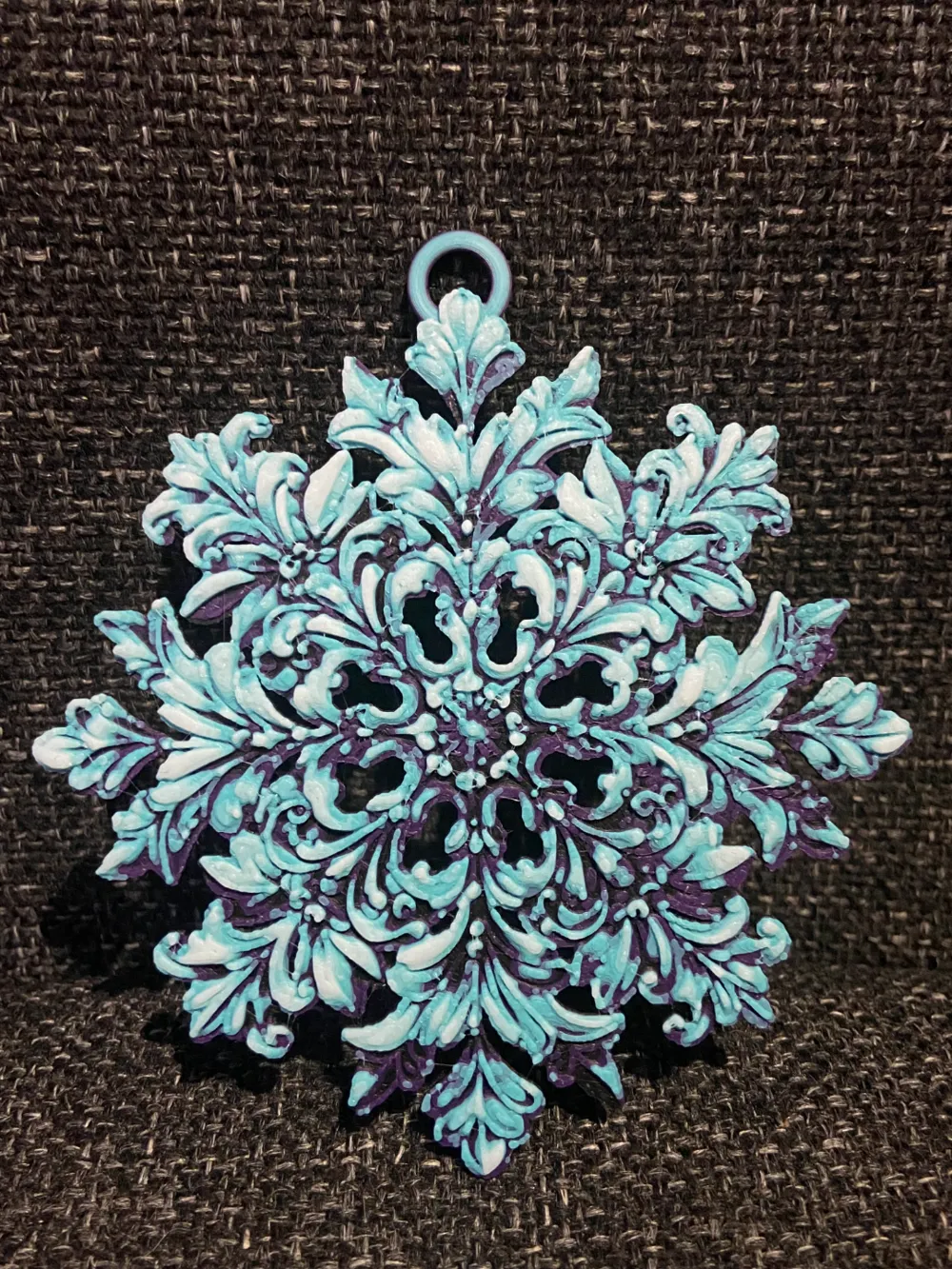 Snowflake Bauble - Free 3D Print Model - MakerWorld