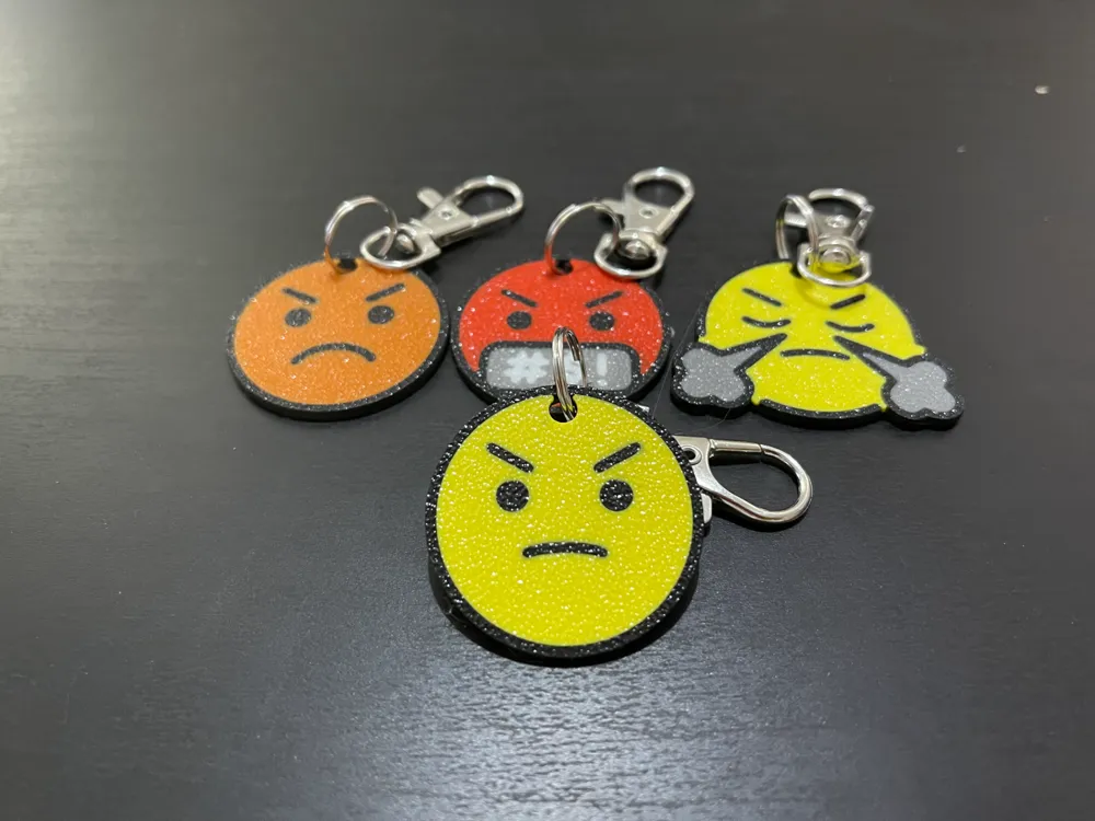 Anger Emotions - Keyring by MalcTheOracle - MakerWorld